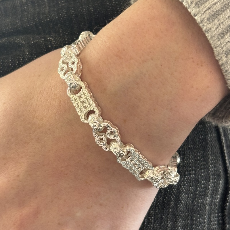 Ladies And Gents Solid Silver Star Bar Bracelets And Chains - Smiths ...